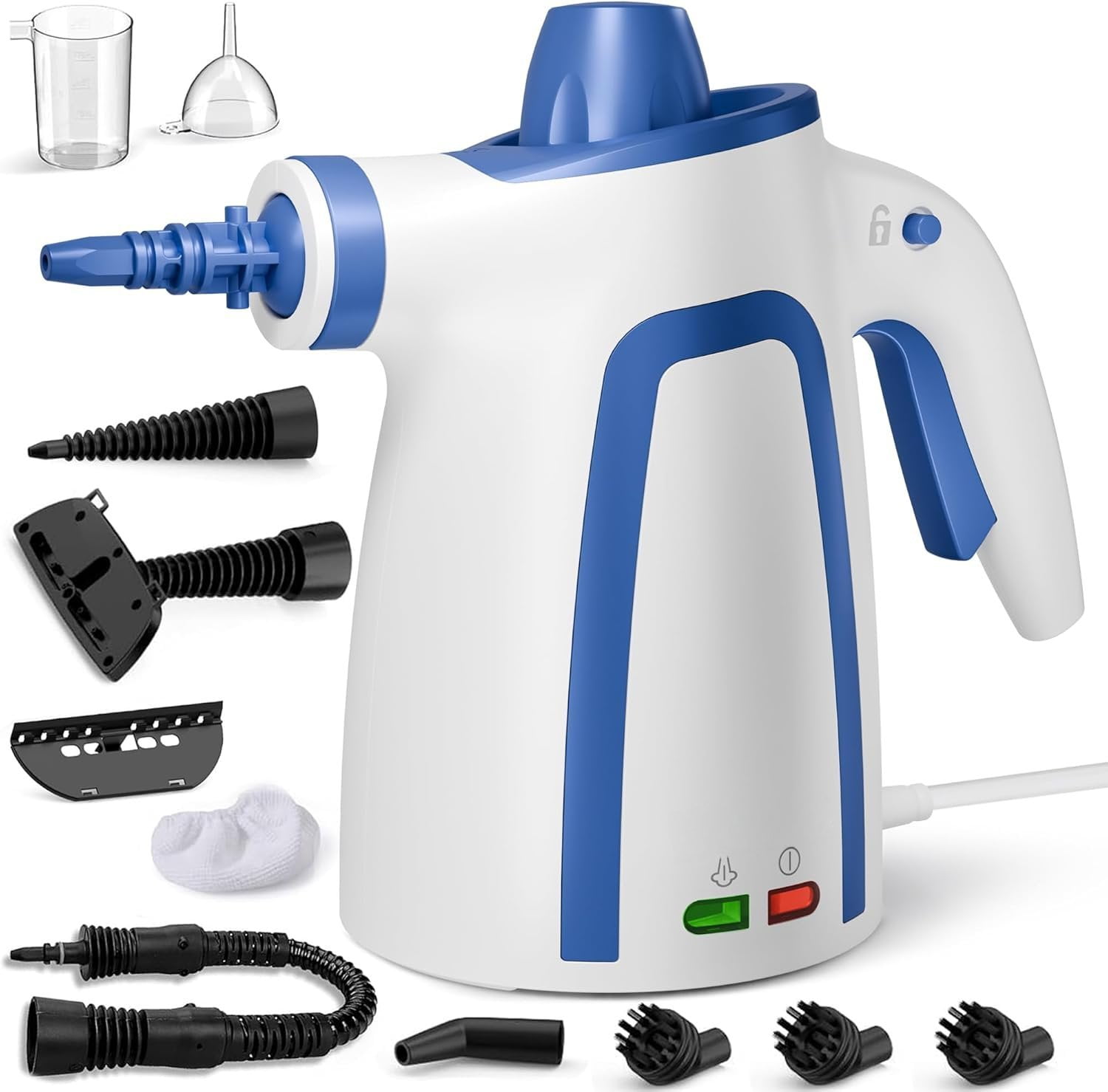 Steam Cleaner, Handheld Steam Cleaner for Home, Pressurized Steamer for ...