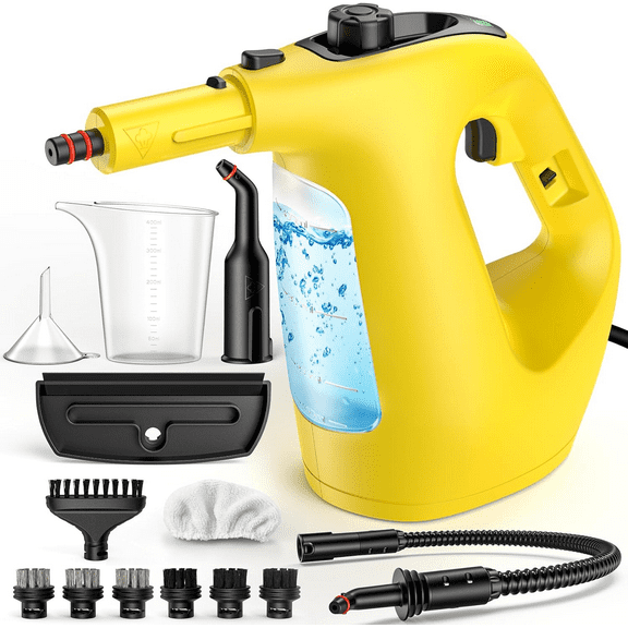 Sandinrayli Handheld Multi-Purpose Steamer for Home & Car, 9-Piece ...