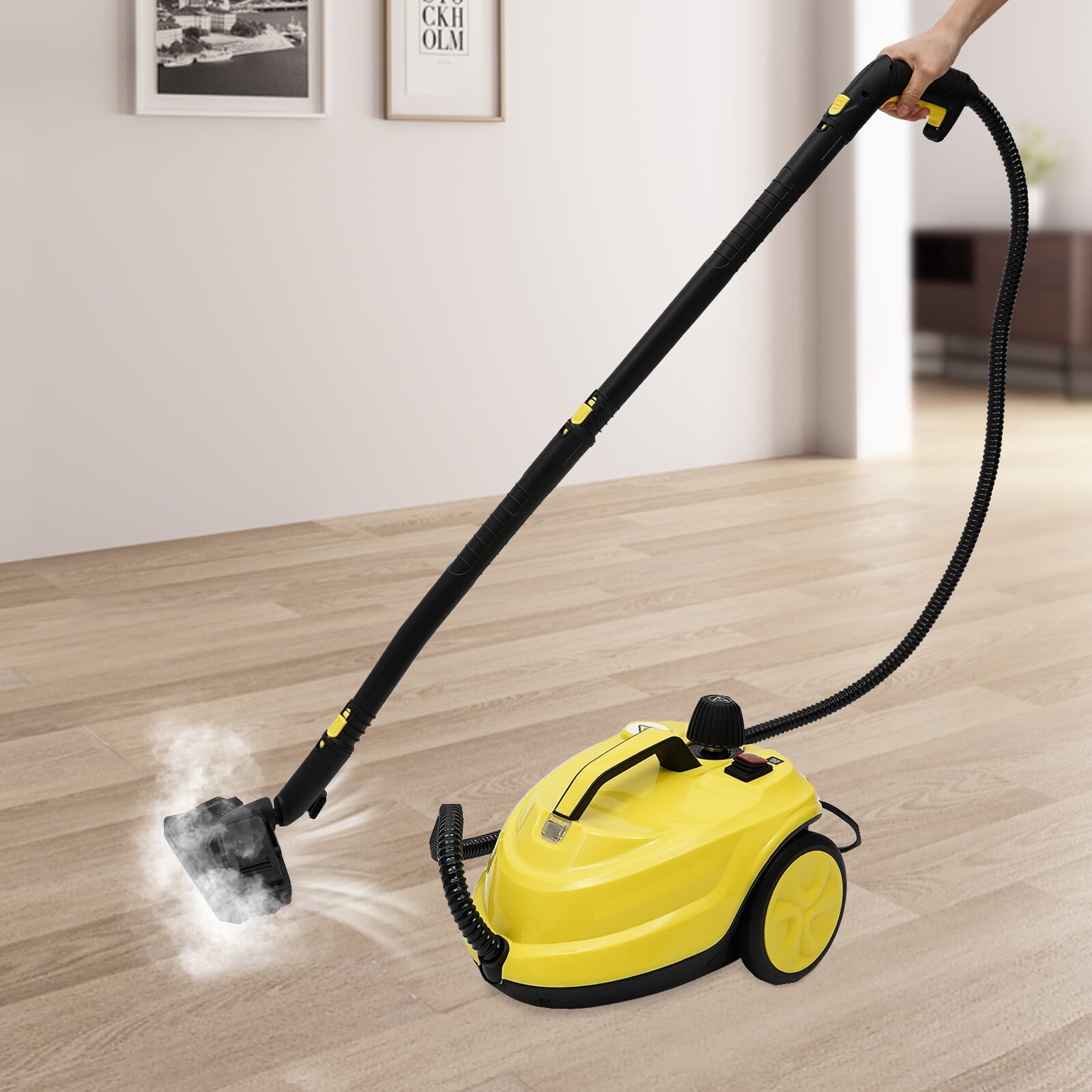 Steam Cleaner, Heavy Duty Canister Steamer w/ Accessories, Steam Mop 3M ...