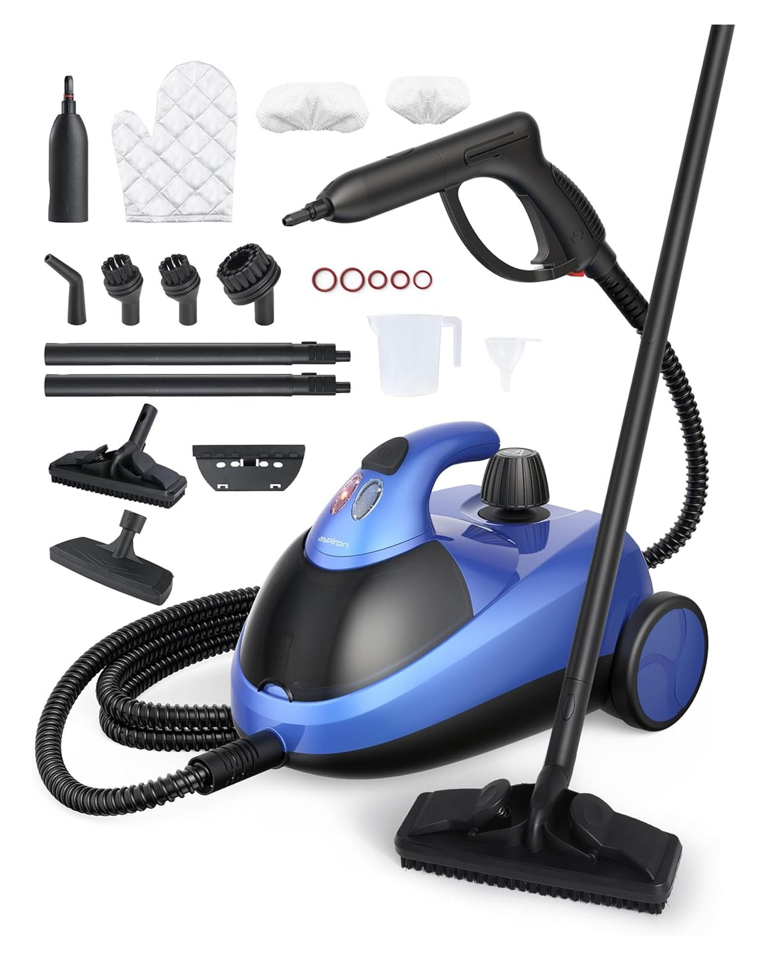 Steam Cleaner, Multipurpose Heavy Duty Canister Steamer, Built-In ...