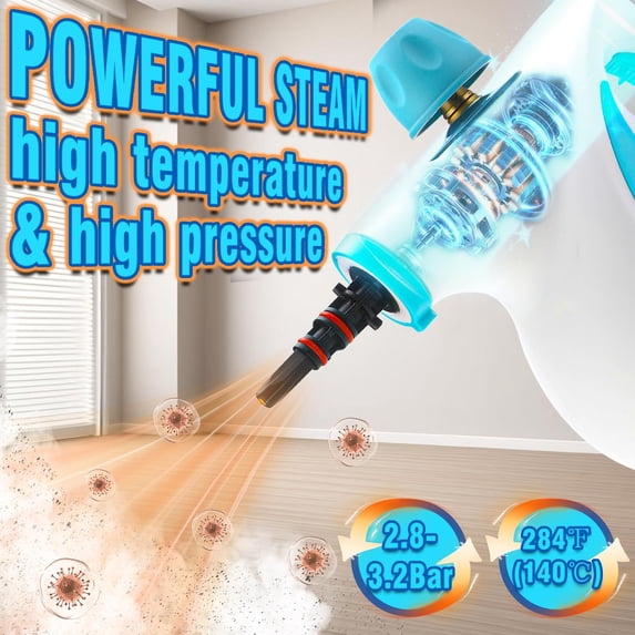 Steam Cleaner, Pressurized Handheld Steam Cleaner for Home, Multi ...