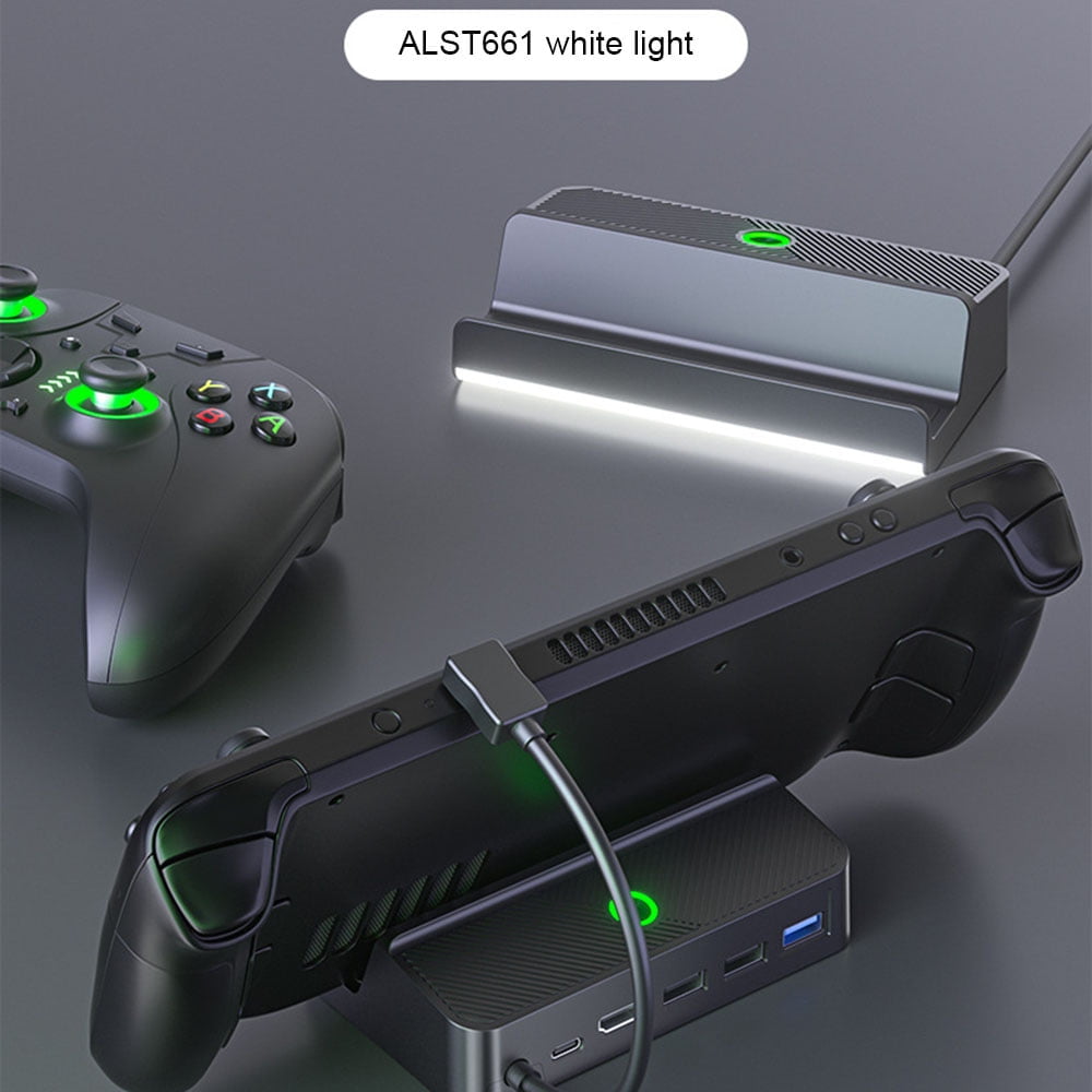 Steam Deck Docking Station, Games 4K 1000M Ethernet USB 2.0 Type C Port ...