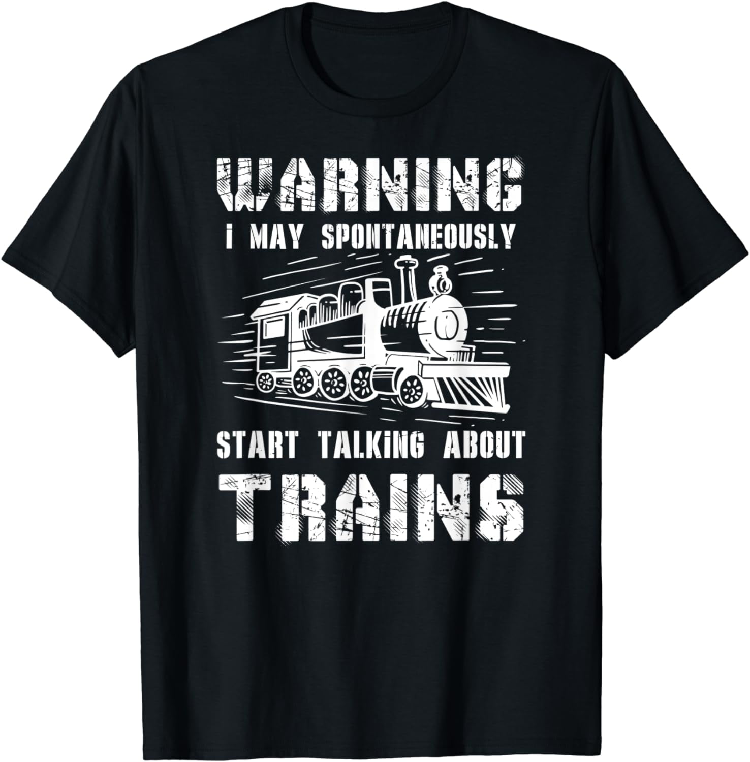 Steam Engine For Conductor Locomotive Train Rail Transport T-Shirt ...