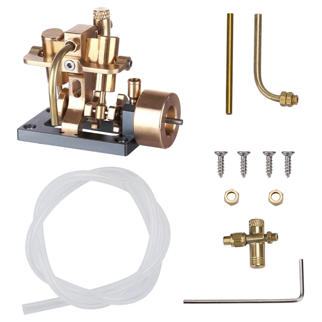 Steam Engine Kit Model Kits That Works, Mini Inline Double-Cylinder ...