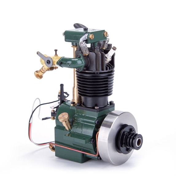 Steam Engine Model Kit That Works, MUSA FV1A 7cc Vertical Single ...