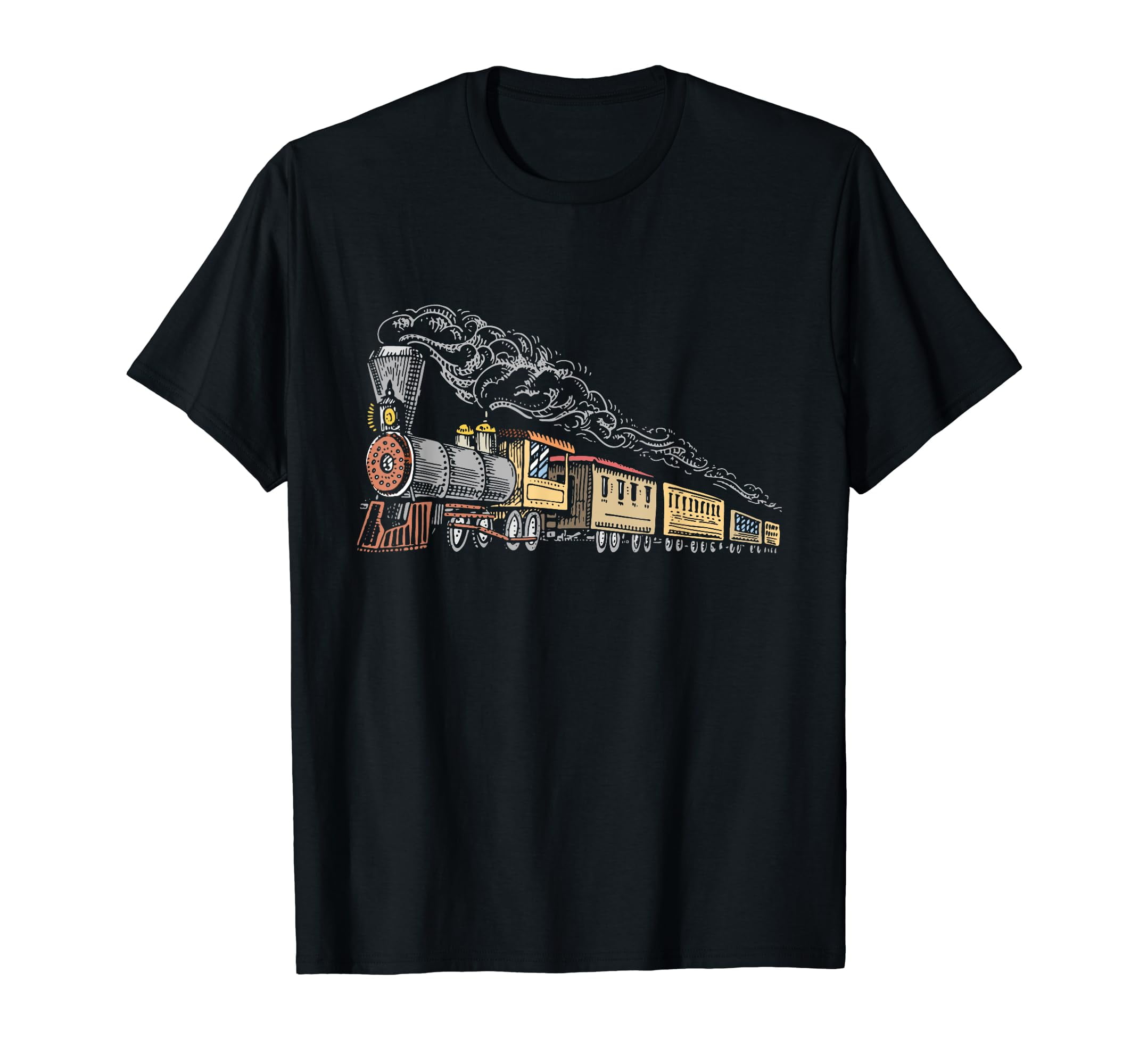 Steam Engine - Model Train Lover Railwayman Driver Railroad T-Shirt ...