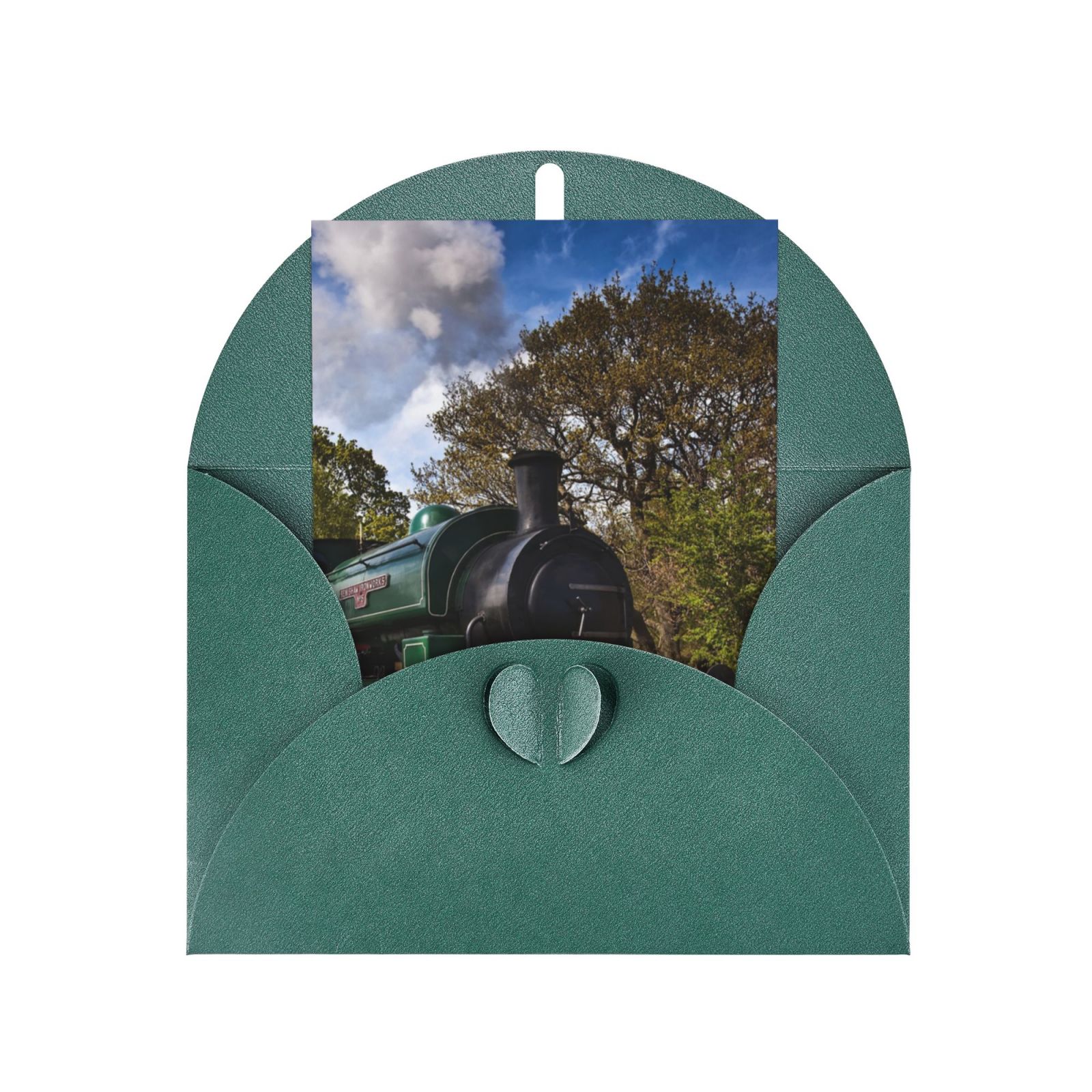 Steam Engine Train Birthday Cards Blank Cards Greeting Card With ...