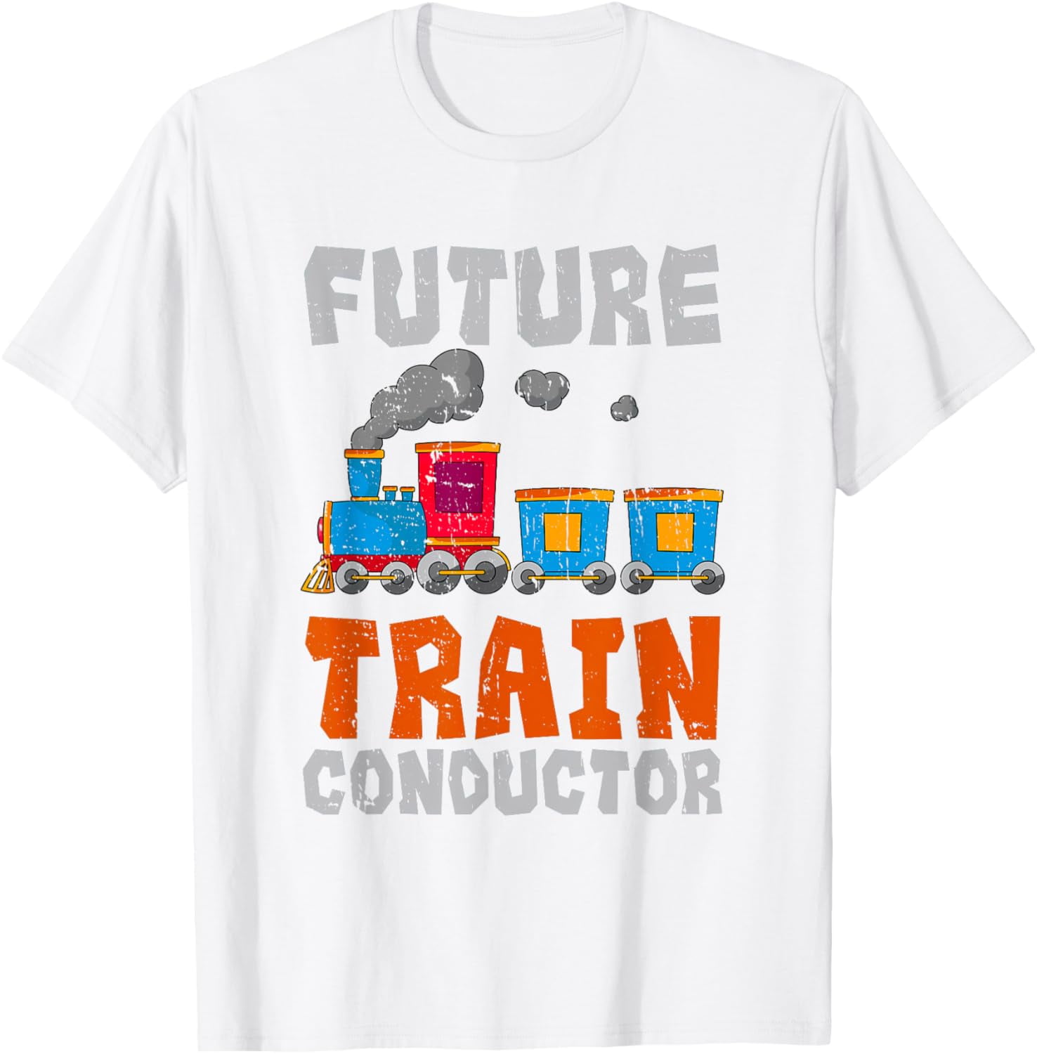 Steam Engine Trains Lover Toddlers Future Train Conductor T-Shirt men ...