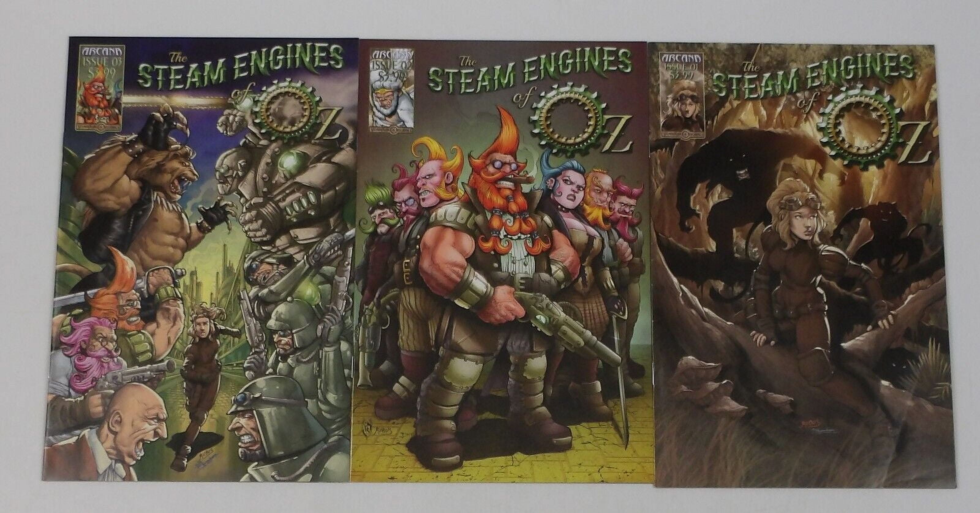 Steam Engines of Oz #1-3 VF/NM complete series (steampunk Wizard of Oz ...