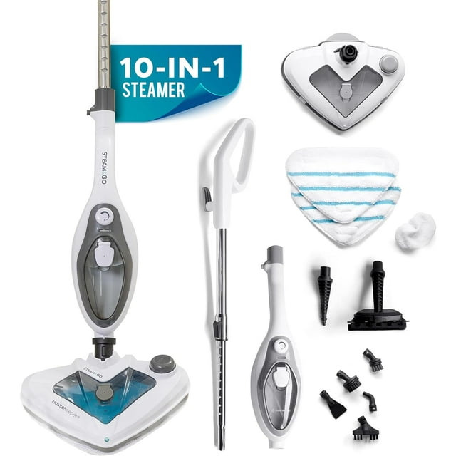 Steam and Go 10-in-1 Steam Mop - Floor Steamer with Detergent Chamber ...