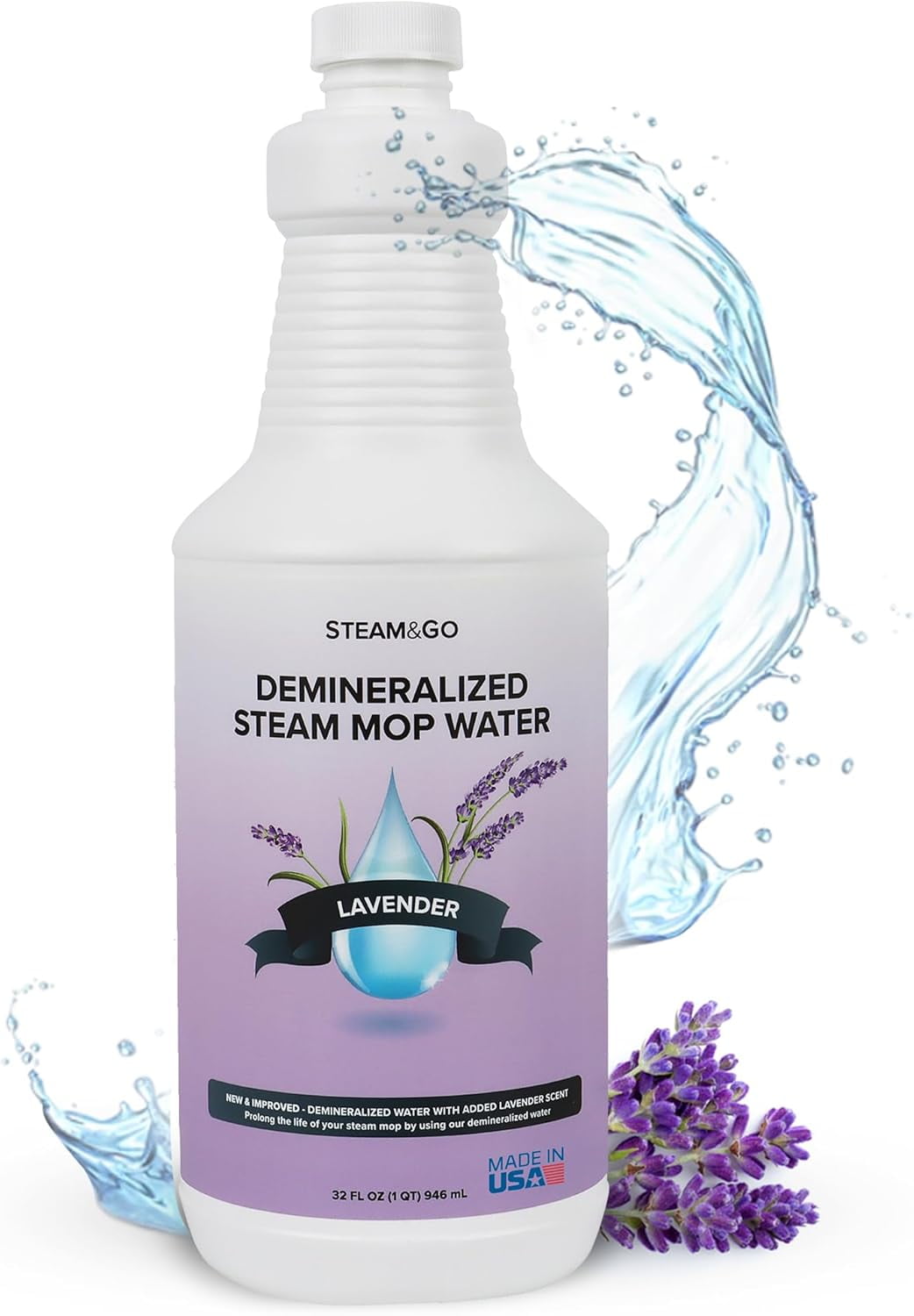 Steam & Go Demineralized Water Cleaning Solution for Floor & Multi ...