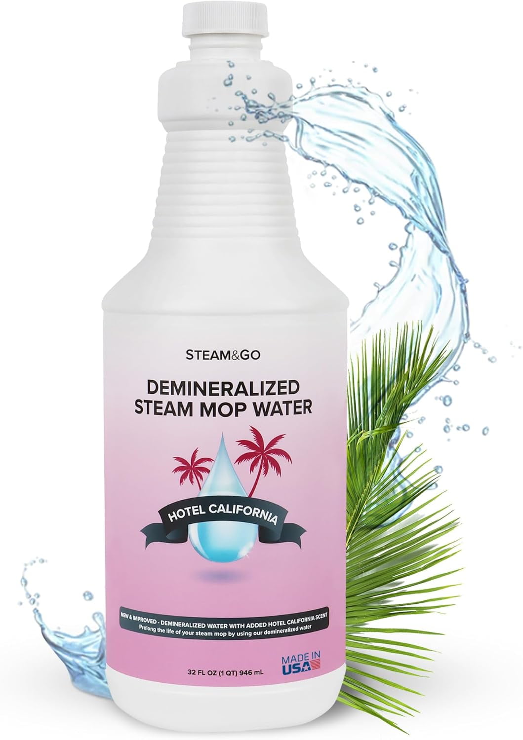Steam & Go Demineralized Water Cleaning Solution for Floor & Multi ...
