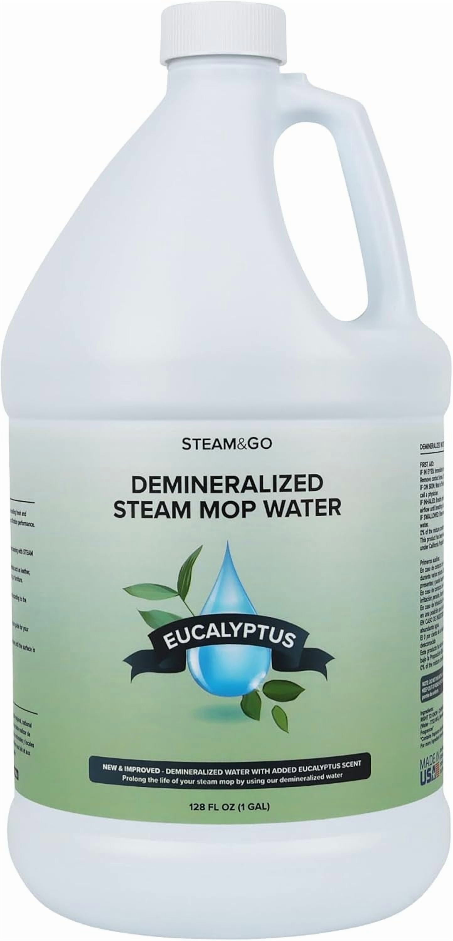 Steam & Go Demineralized Water for Steam Mop Scented Floor Cleaner, 1 ...