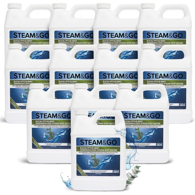 Steam & Go Demineralized Water for Steam Mop Scented Floor Cleaner ...