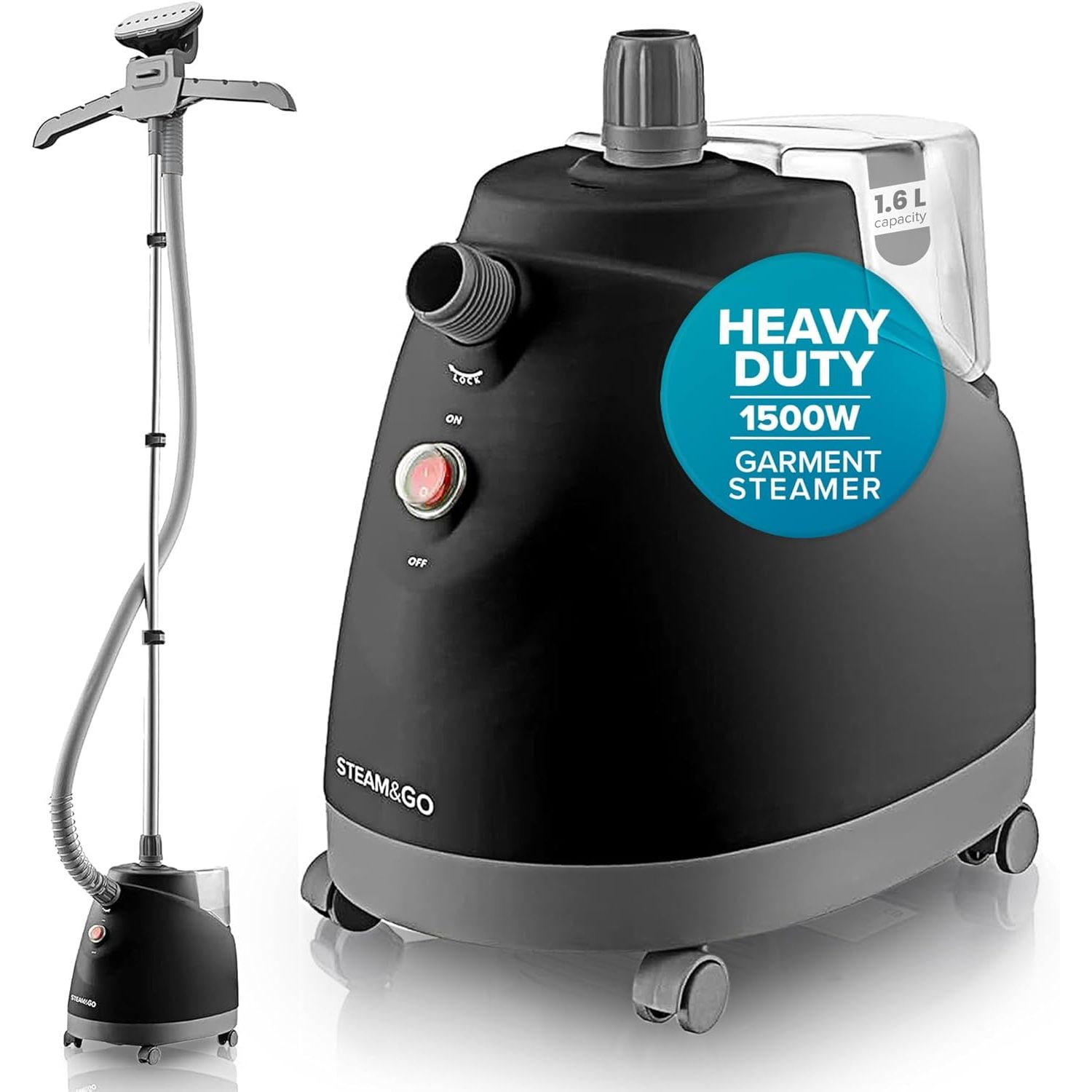 Steam & Go - The Rival Handheld Steamer for Clothes, Upright Foldable ...