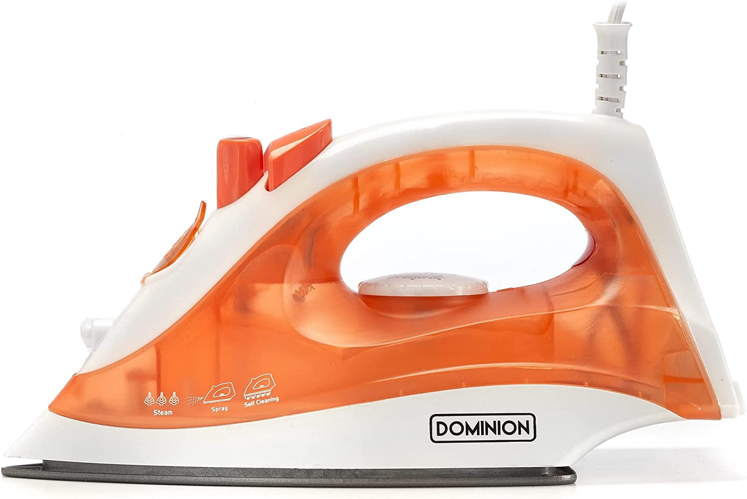 Steam Iron for Clothes With Non-Stick Soleplate, Lightweight 1200W ...