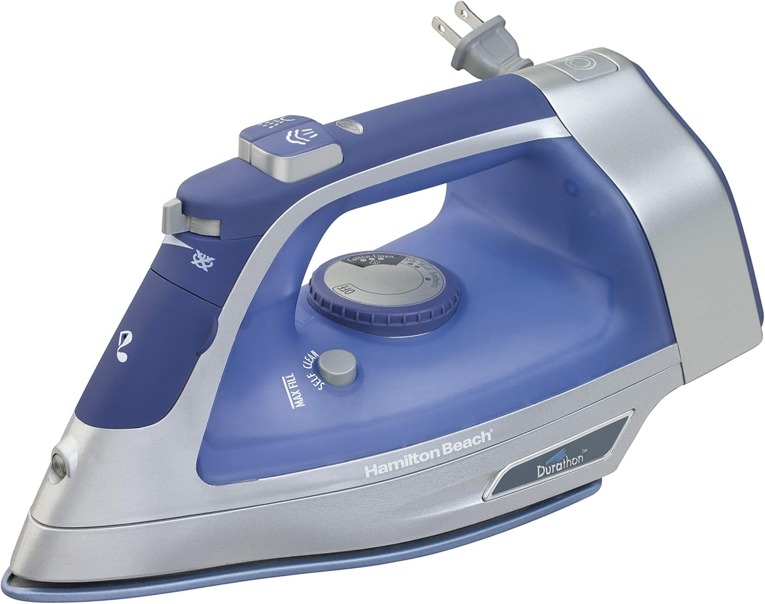 Steam Iron & Vertical Steamer for Clothes with Scratch-Resistant ...