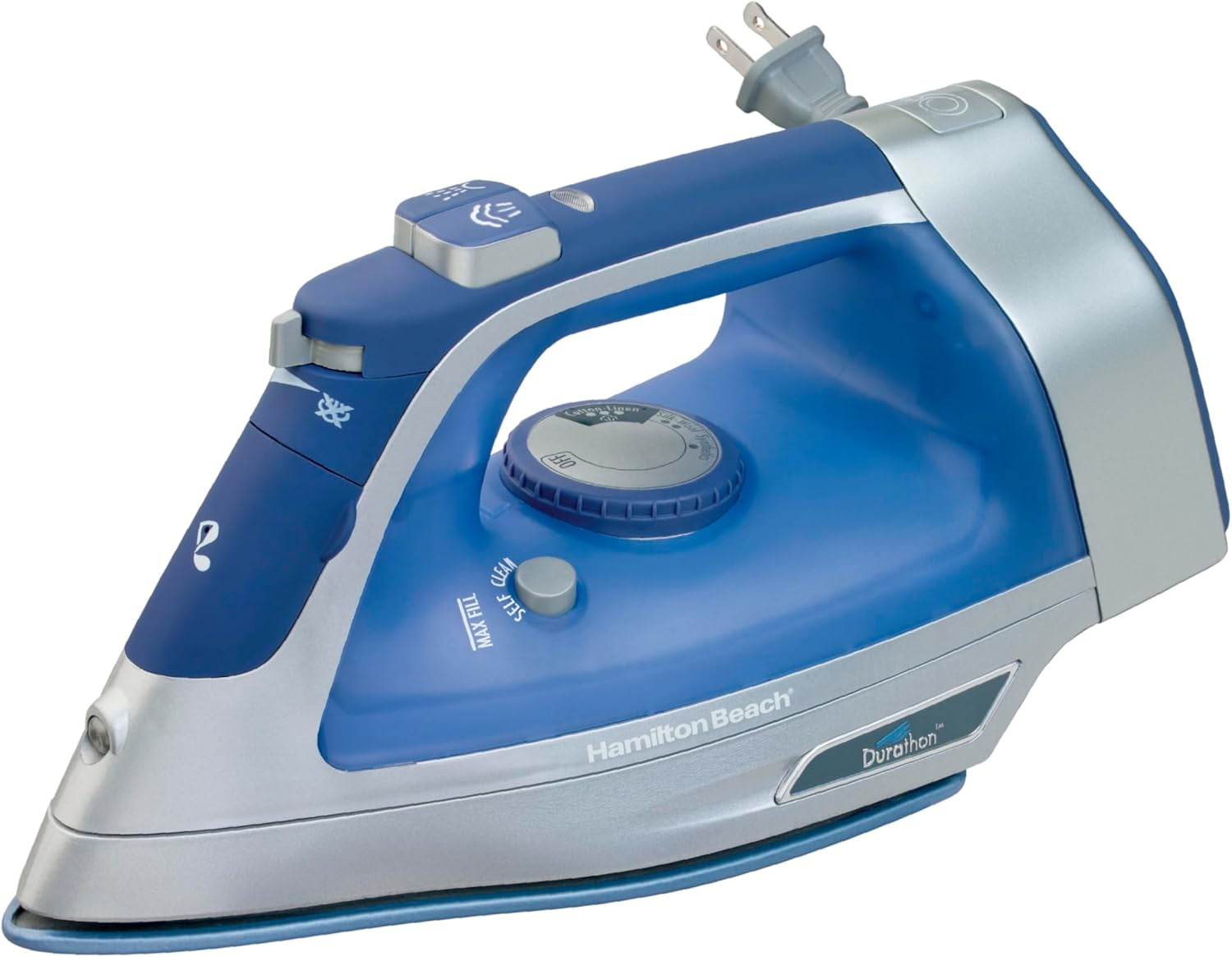 Steam Iron & Vertical Steamer for Clothes with Scratch-Resistant ...