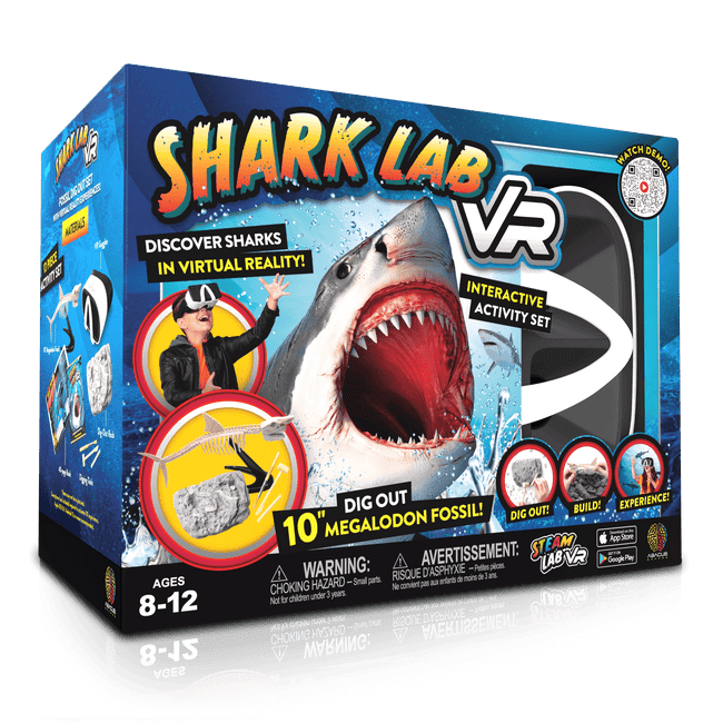 Steam Lab VR - Shark Lab Virtual Reality | Science Kit for Kids, STEM ...