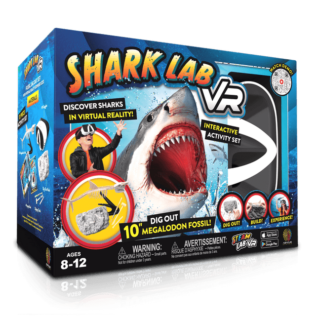 Steam Lab VR - Shark Lab Virtual Reality | Science Kit for Kids, STEM ...