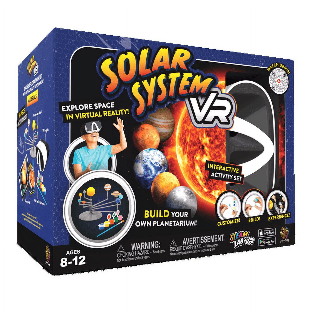 Steam Lab VR - Solar System Lab Virtual Reality | Science Kit for Kids ...