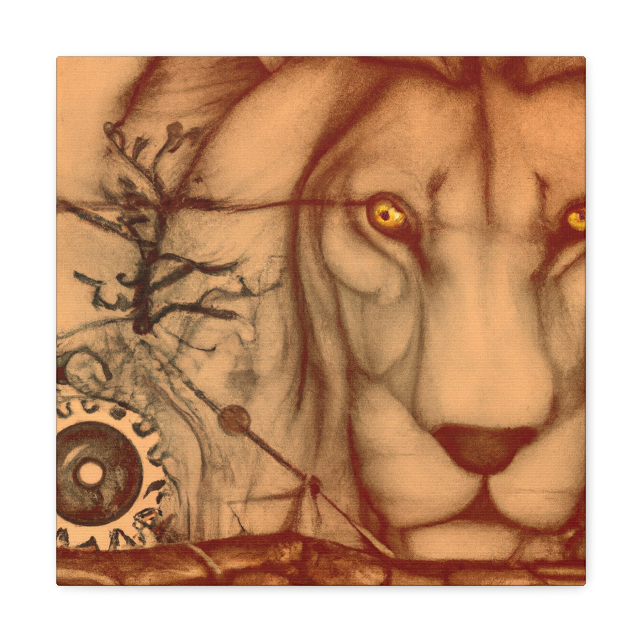 " Steam Lion Legacy" - Canvas - Walmart.com