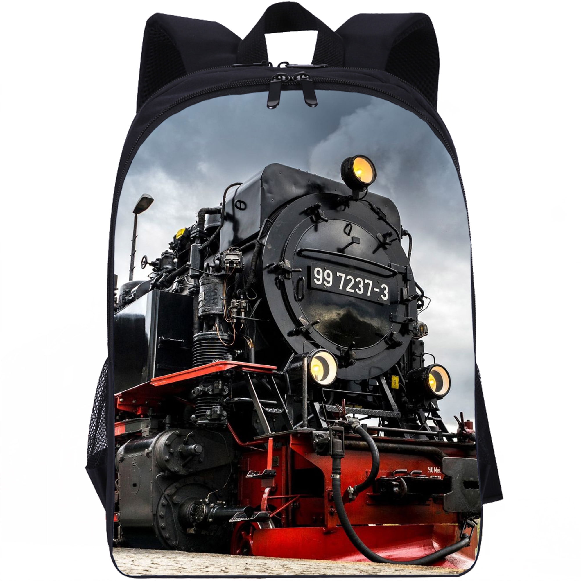 Steam Locomotive Backpack for 16h 3D Print s Backpack Outdoors Travel Casual Little Backpack ...
