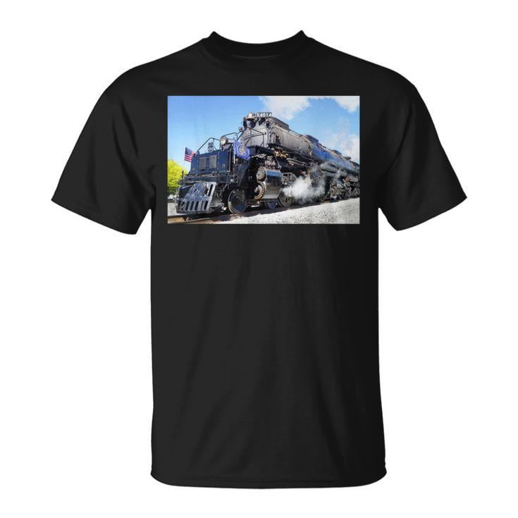 Steam Locomotive Train 4014 Vintage Railroad Big Boy Engine T-Shirt ...