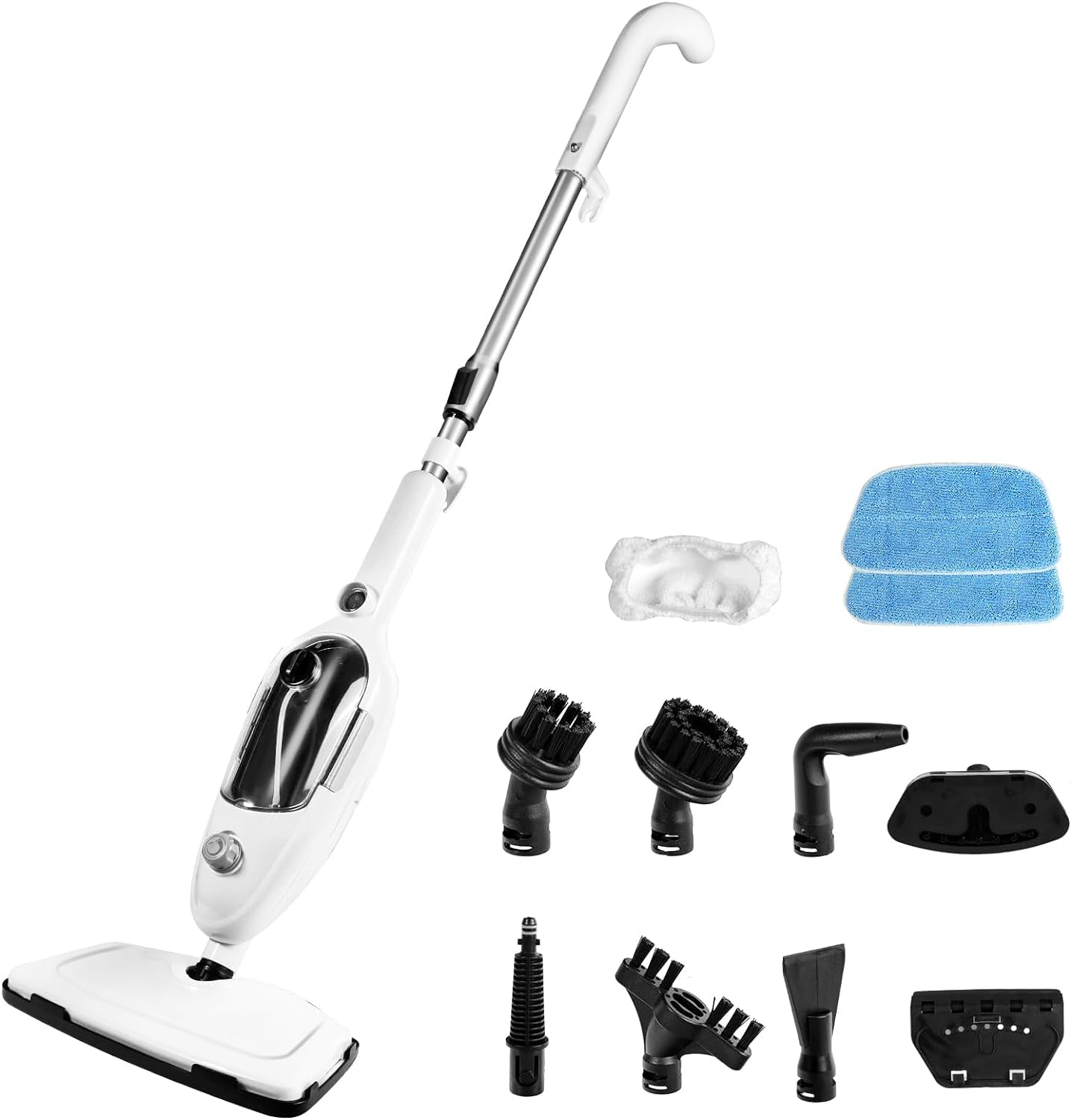 Steam Mop Cleaner 10-in-1 with Convenient Detachable Handheld Unit ...