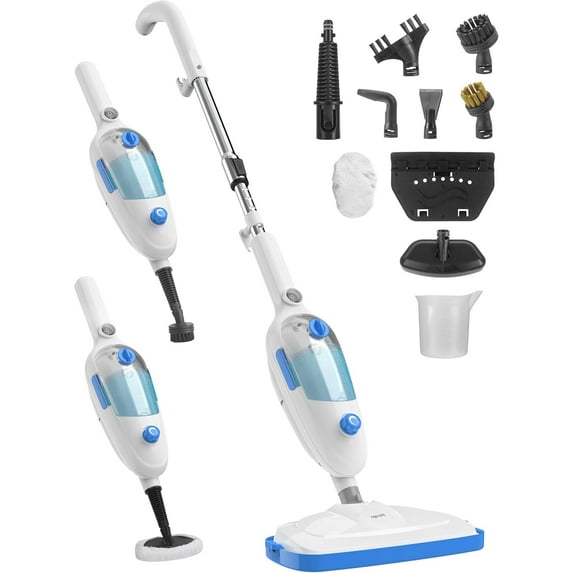 Steam Mop for Floor Cleaning, 10in1 Multi Purpose Handheld Steamer ...