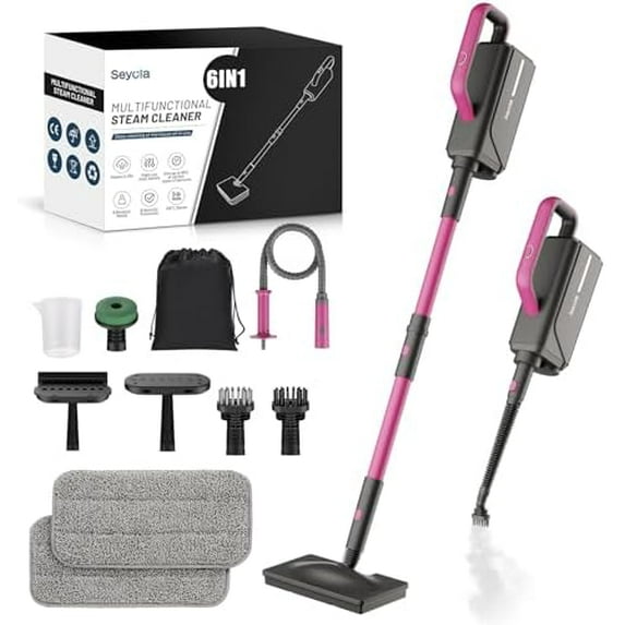 Steam Mop for Floor Cleaning, Steam Cleaner for Home with Handheld 6-in ...