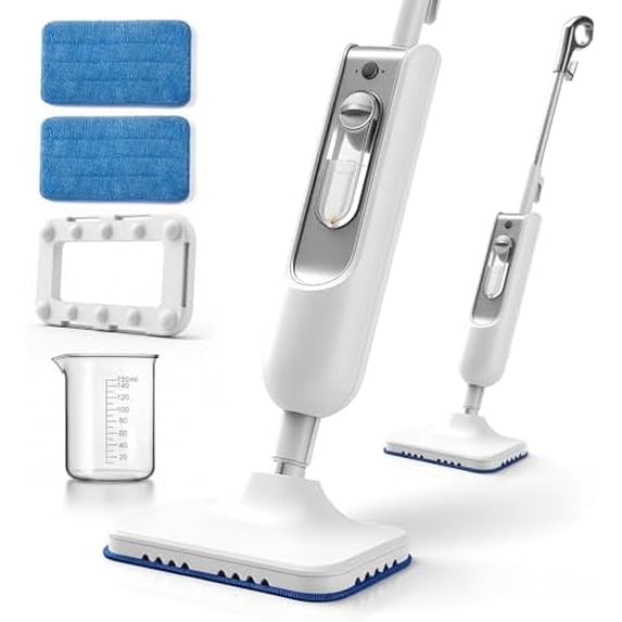 Steam Mop, Multi-Surface Steam Cleaner with Handheld Steamer for Floor ...