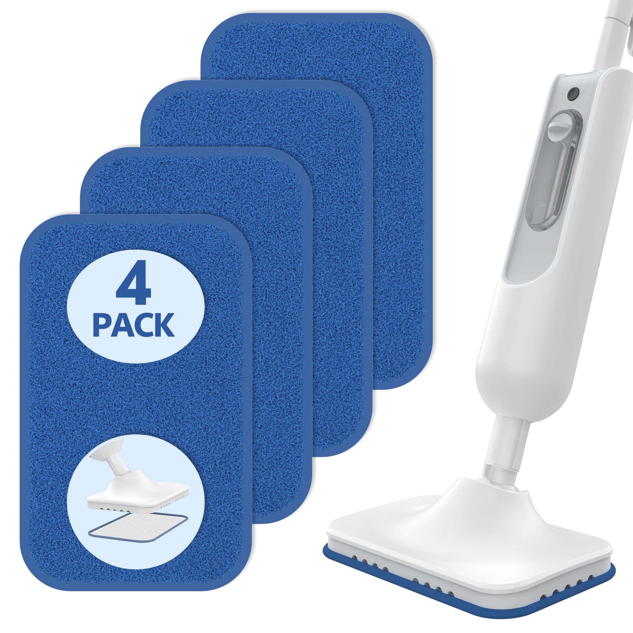 Steam Mop Pads for YOMA F2,Washable Replacement Steamer Mop Pads for ...