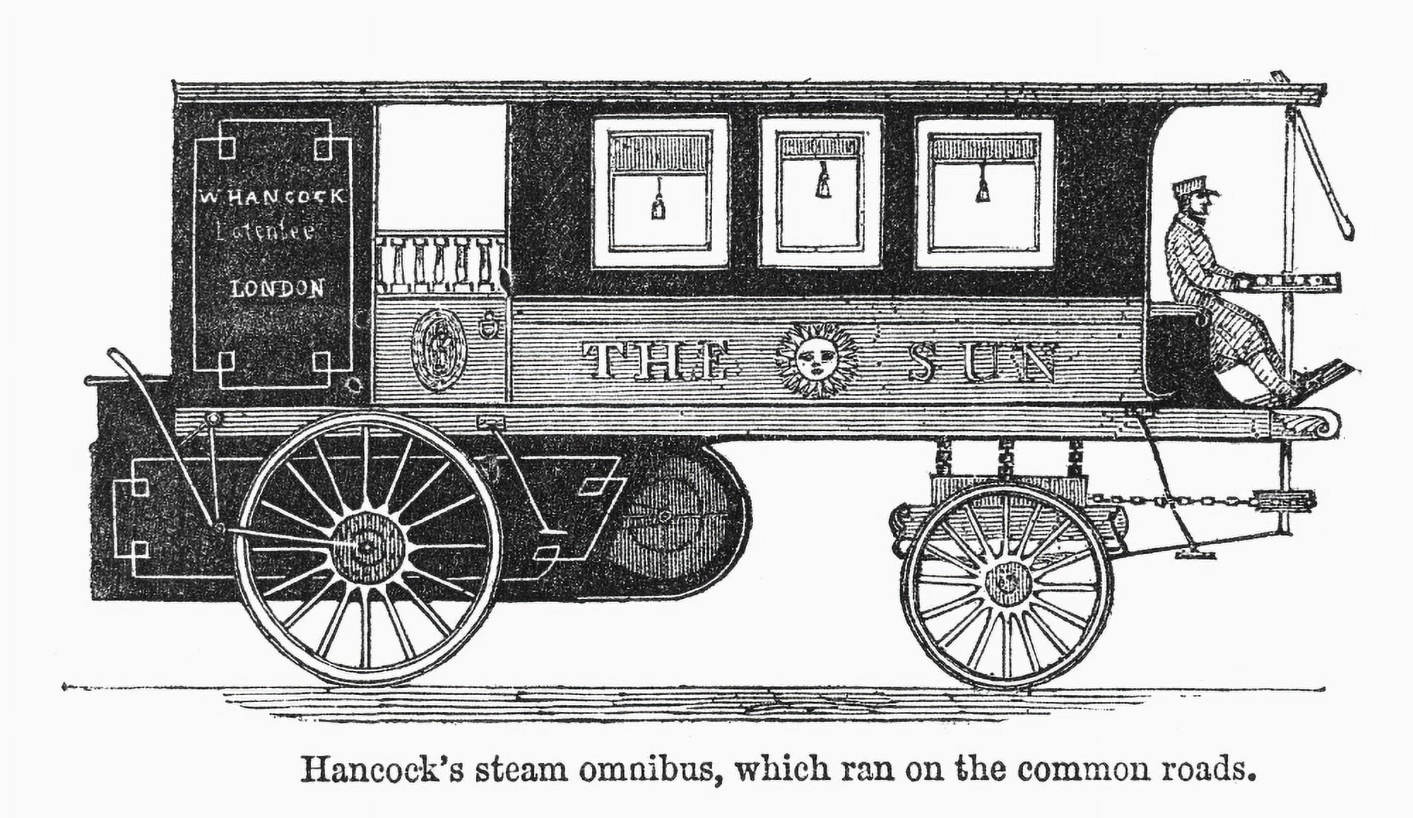 Steam Omnibus 1830S. Nwalter Hancock'S Steam Omnibus Which Provided ...