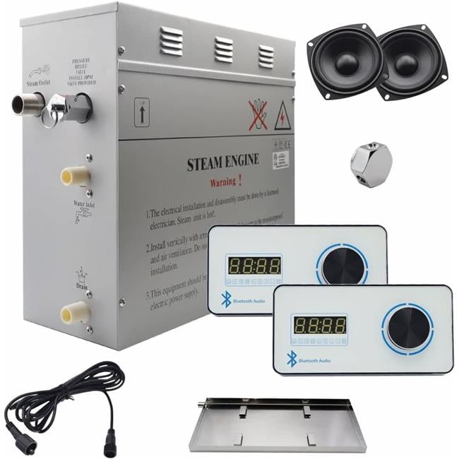 Steam Planet GH6LWI Superior Encore 6 kW Self-Draining Steam Bath ...