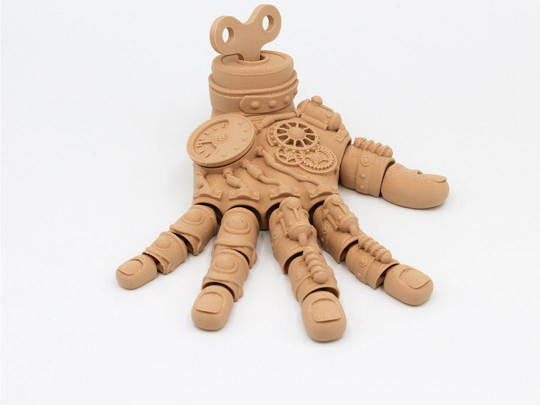 Clever Contraption Steampunk Fidget Hand Toy – Articulating Wind-Up ...