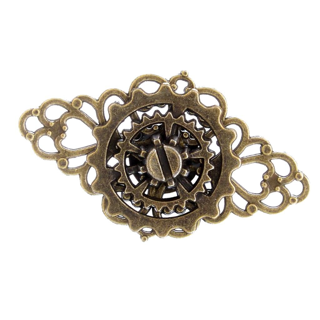 Steam Punk Gear Gothic Jewelry Punk Adjustable Antique Hollow - Walmart.com