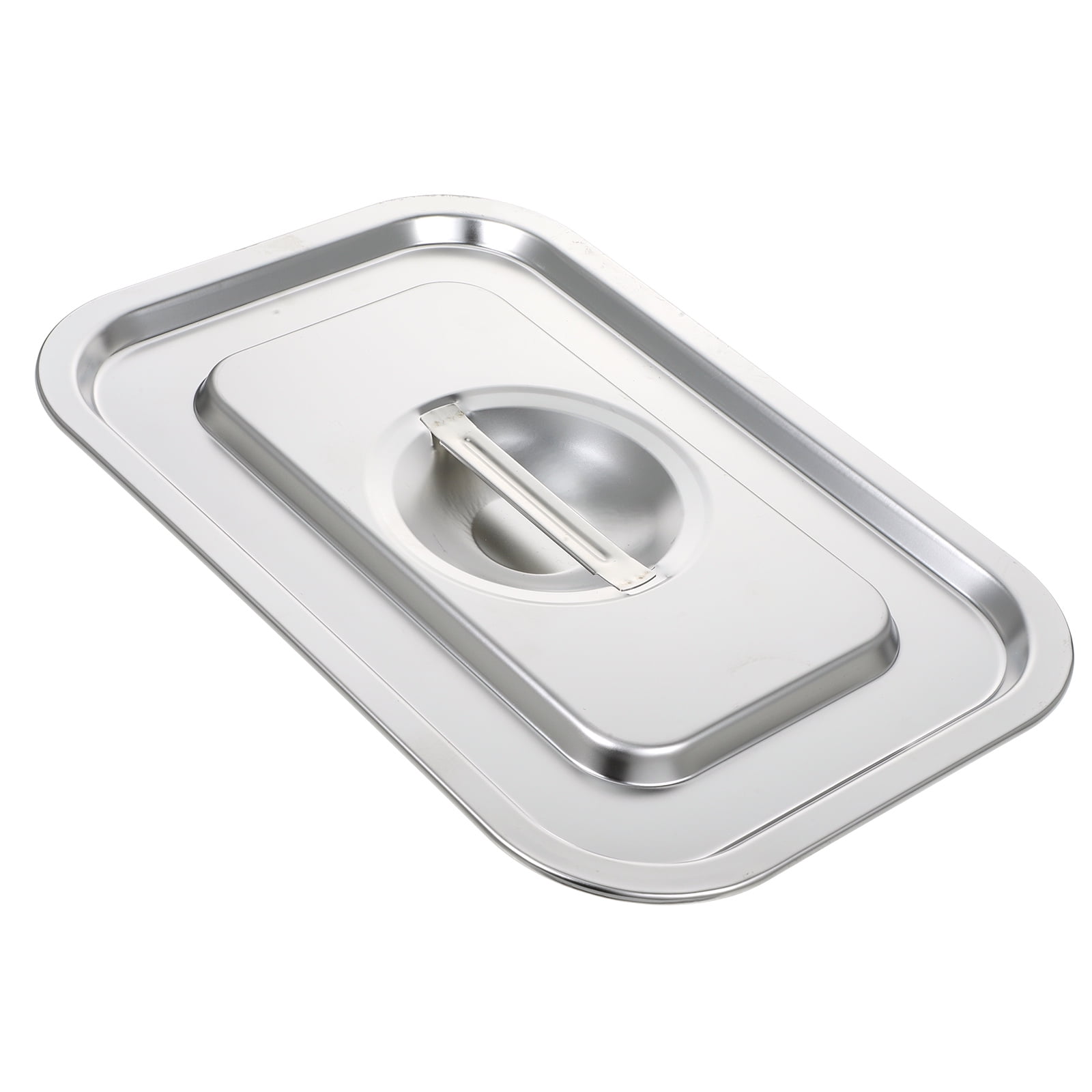 Steam Table Pan Cover Pan Lid with Handle Stainless Steel Pan Cover ...