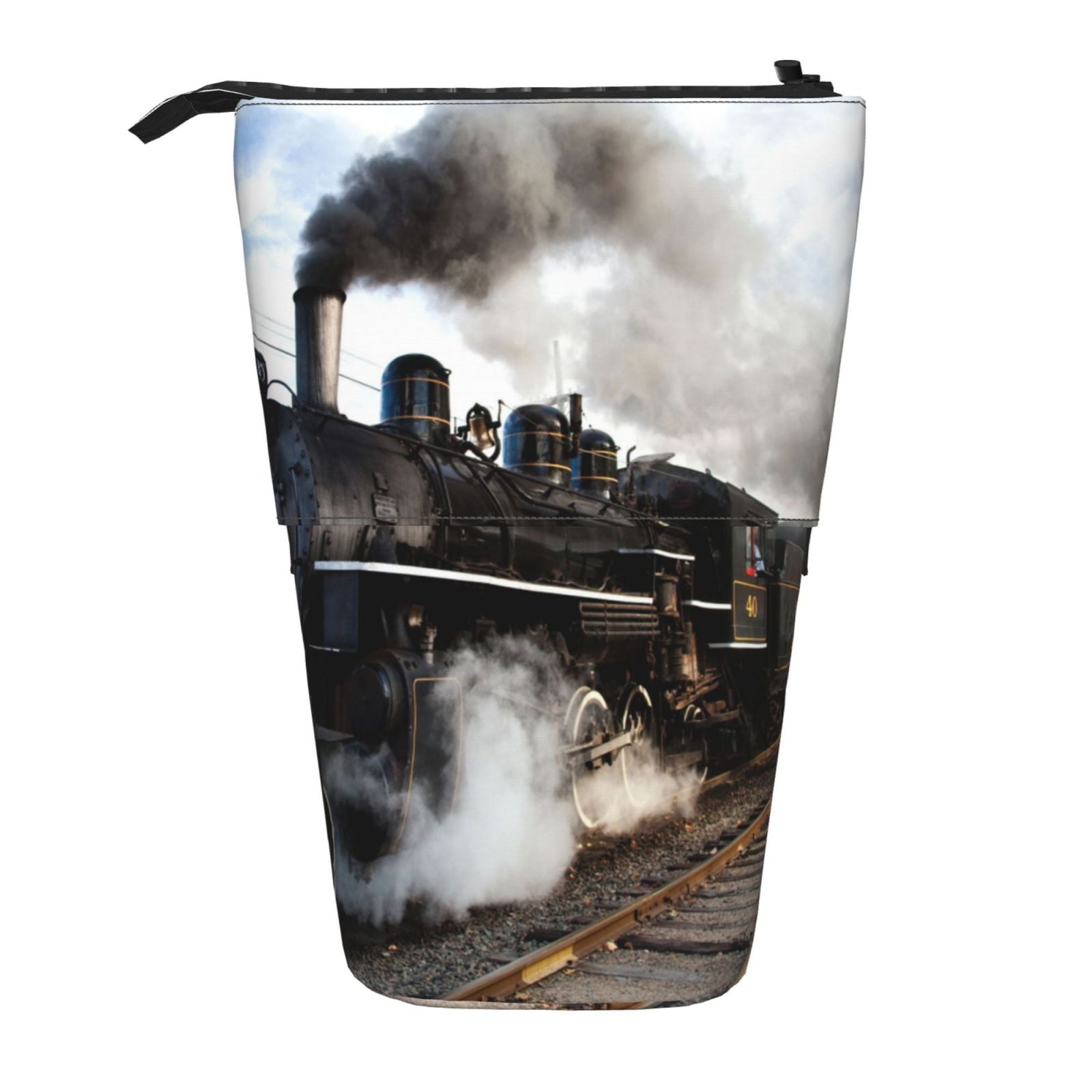 Steam Train (2) Telescopic Pencil Case Stand Pencil Holder Pencil Pouch ...