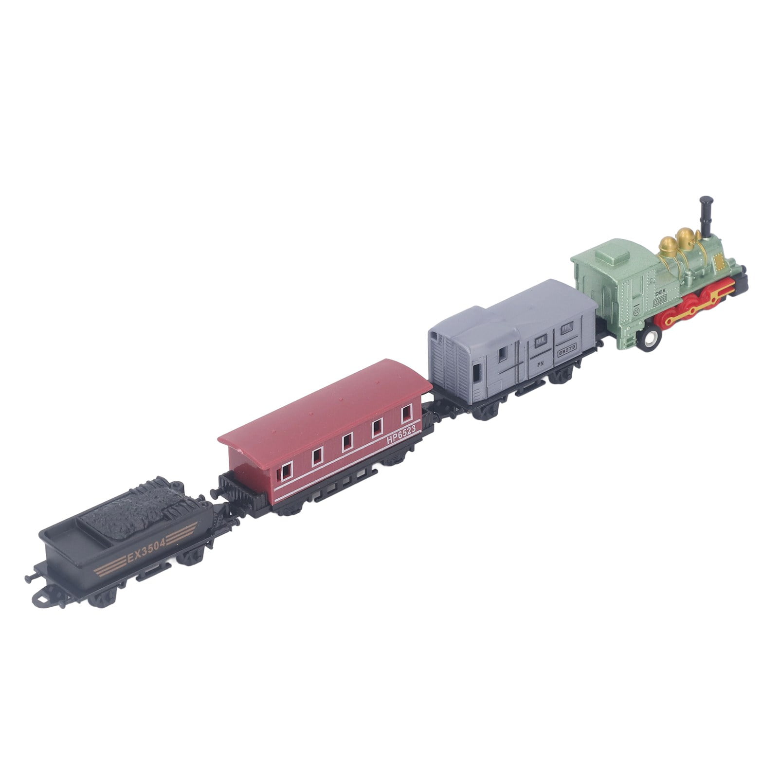 Steam Train Model Toy Vintage Alloy Pull Back Cultivate Hands On ...