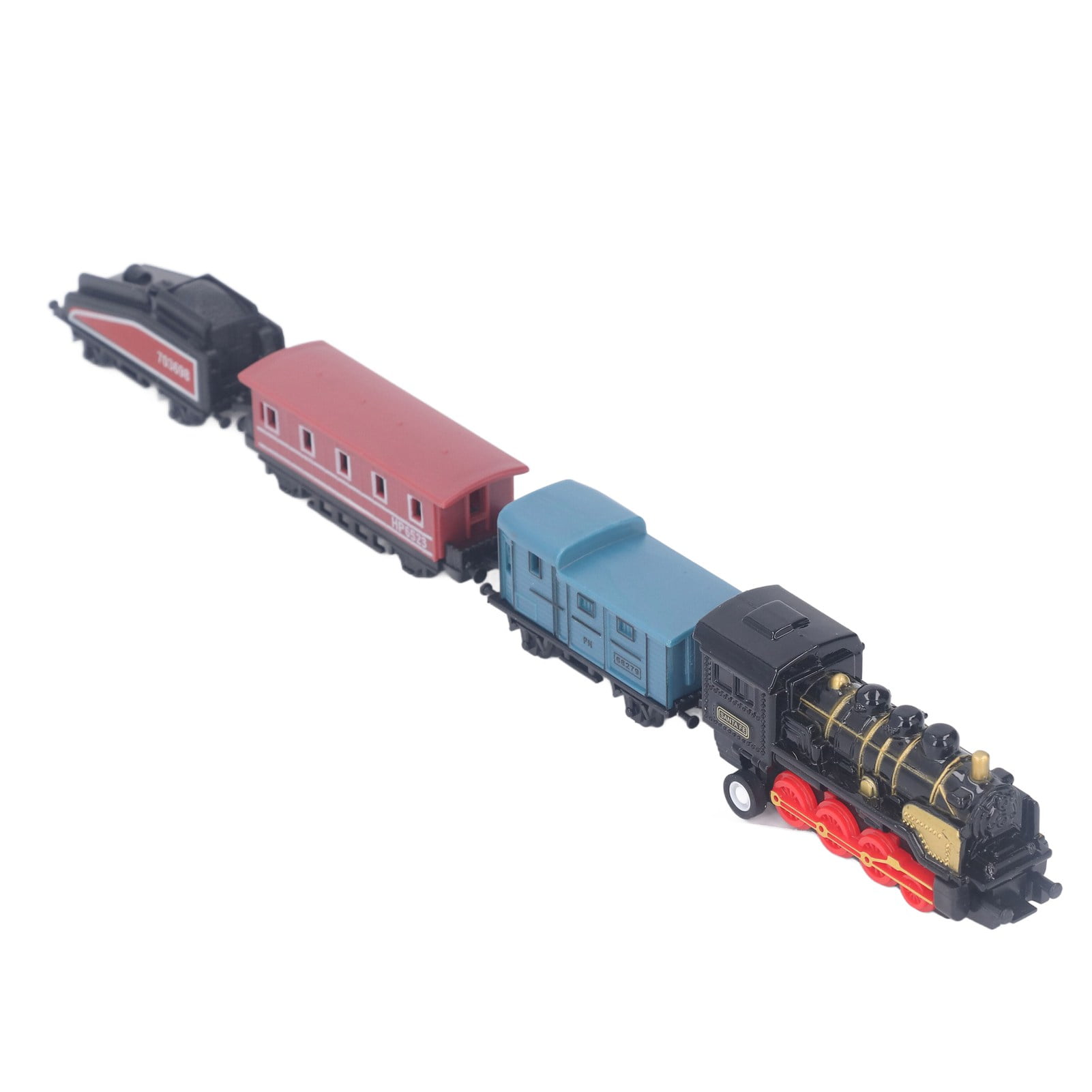 Steam Train Model Toy Vintage Alloy Pull Back Cultivate Hands On ...