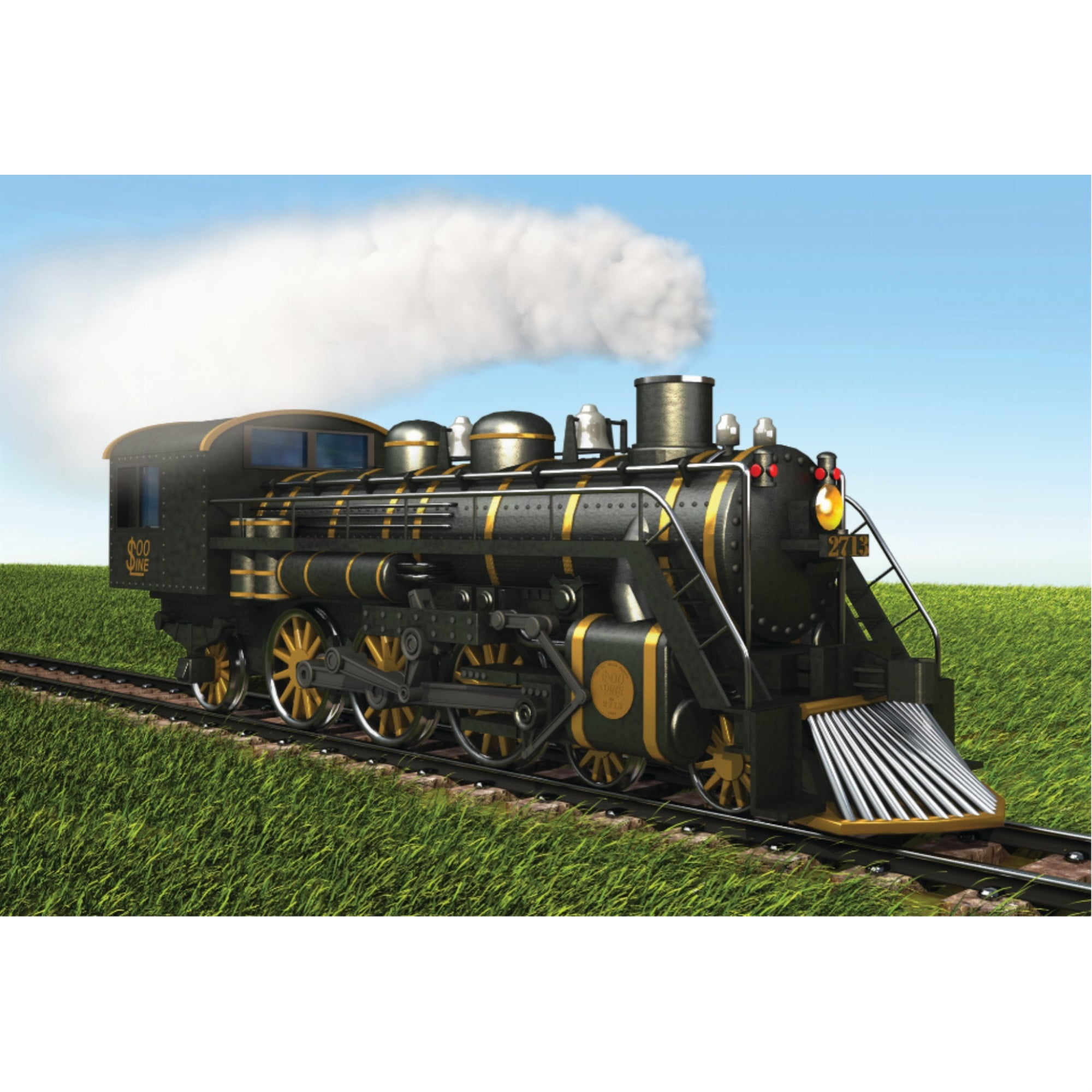 Steam Train - Motion Postcard - Walmart.com