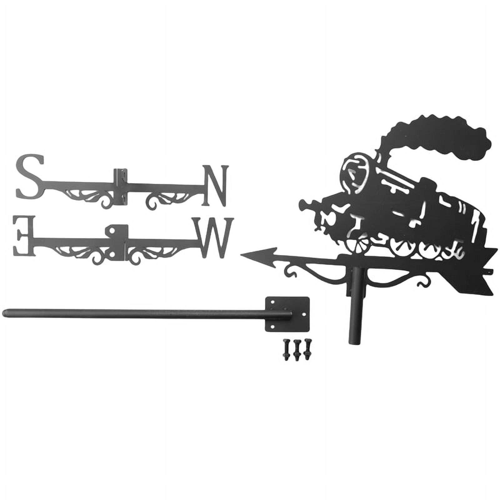 Steam Train Silhouette Weather Vane Weathervane Weathercock for Garden ...