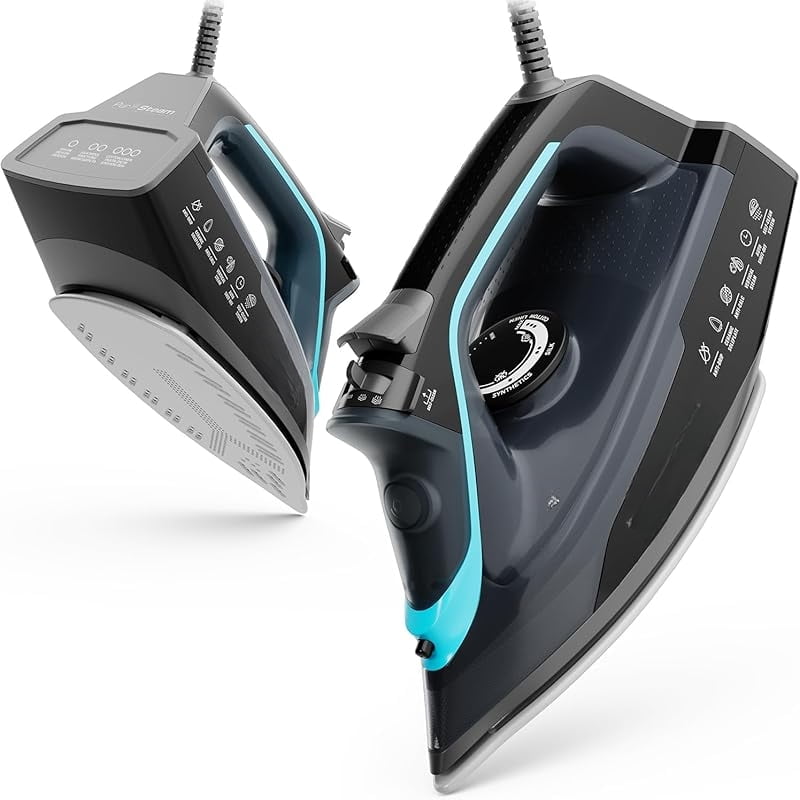 SteamBurst+ 1750W Steam Iron, Ceramic Soleplate, Adjustable Steam ...