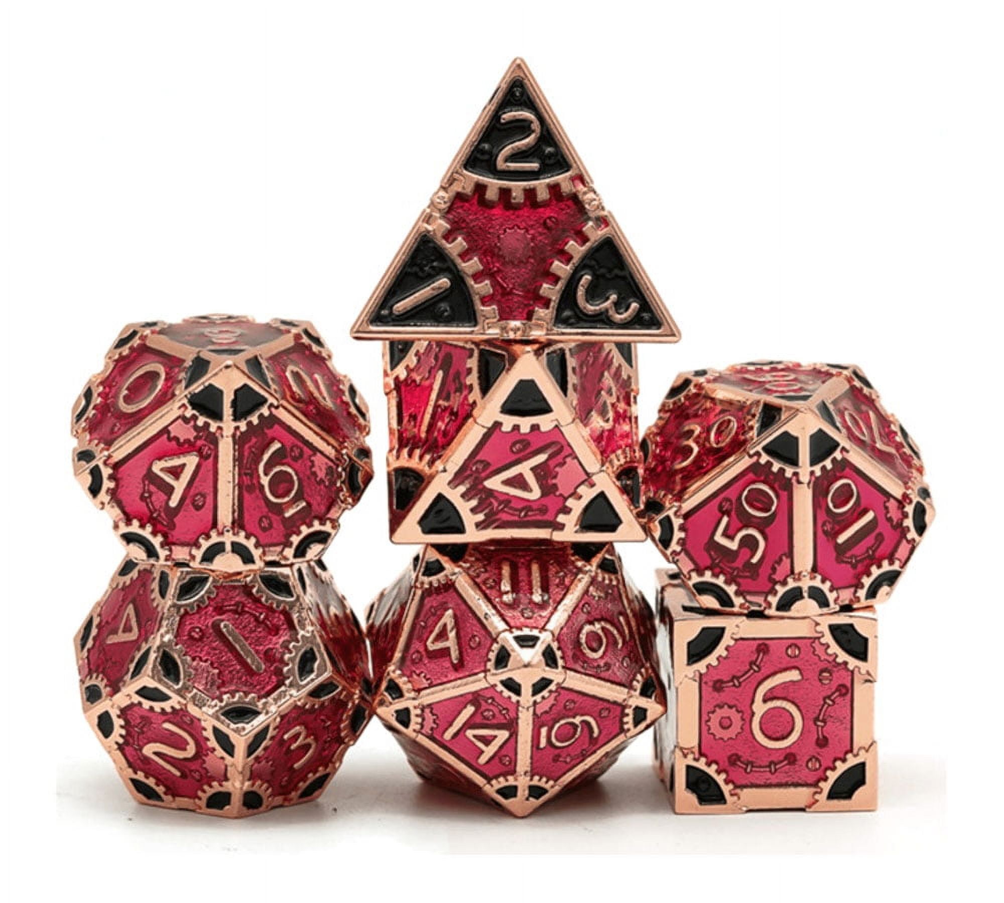 SteamPunk Bloody Queen RPG Metal Dice Set - Walmart.com