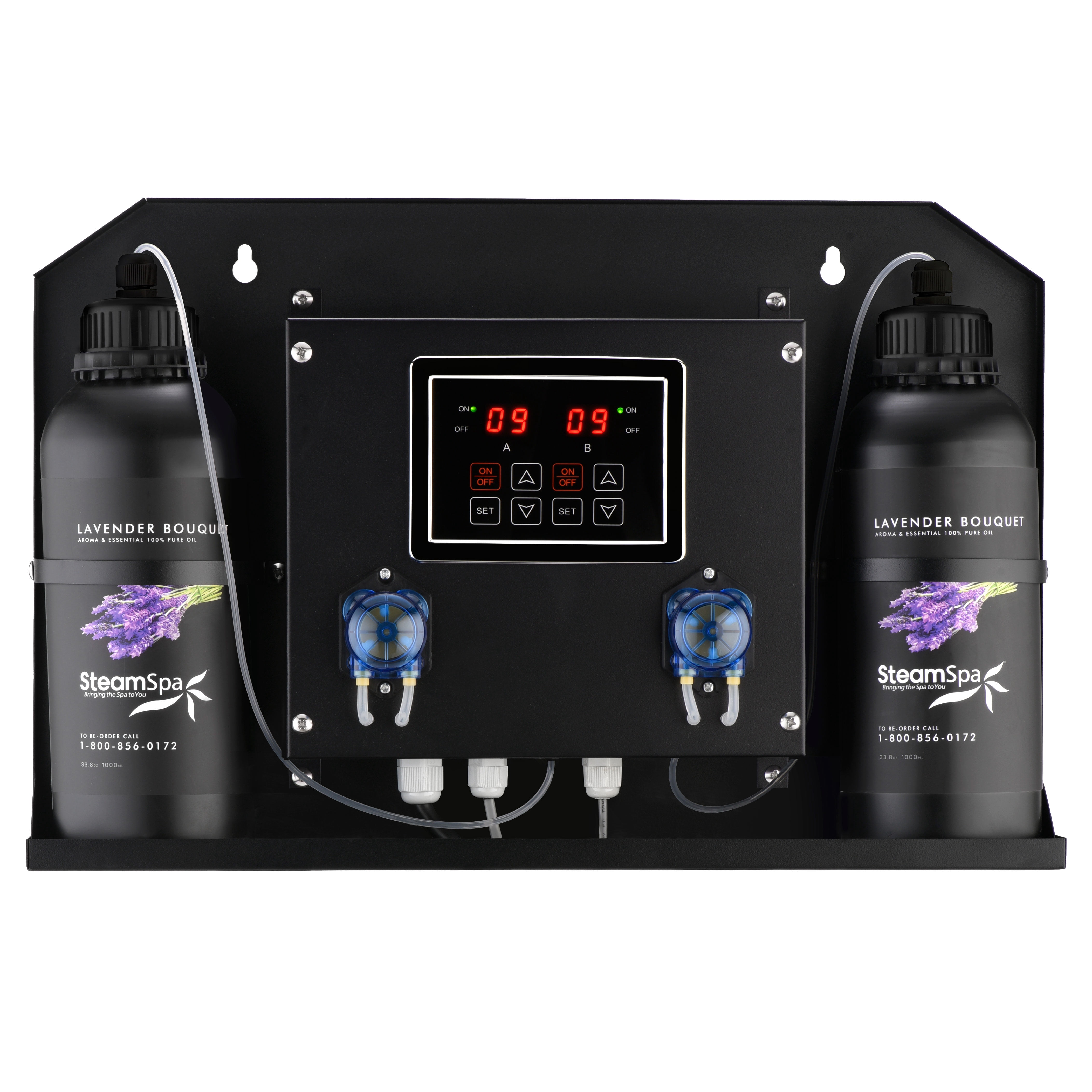 SteamSpa Dual Aroma Essential Oils Personal Steam Device in Black ...