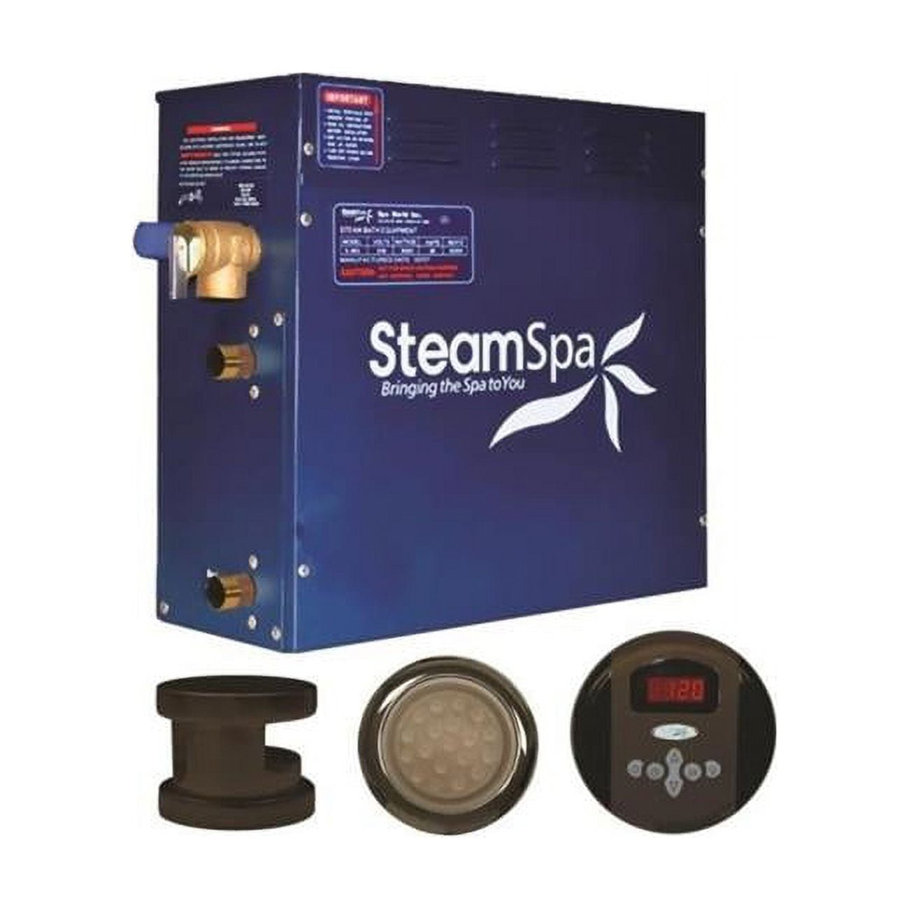 SteamSpa Indulgence 9kw Steam Generator Package in Oil Rubbed Bronze ...