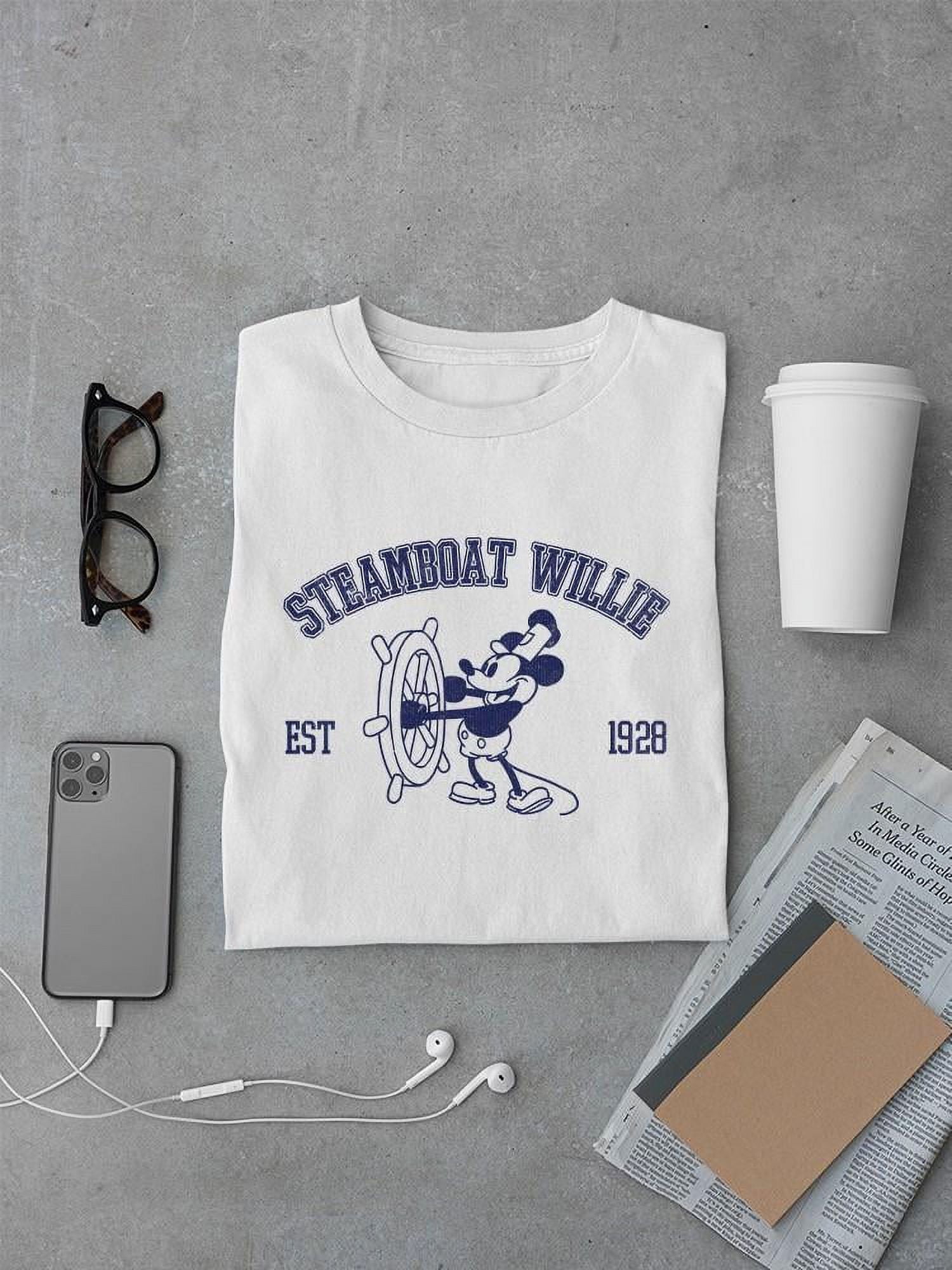 Steamboat 1928 Willie Mouse T-shirt Men's -SmartPrintsInk Designs ...