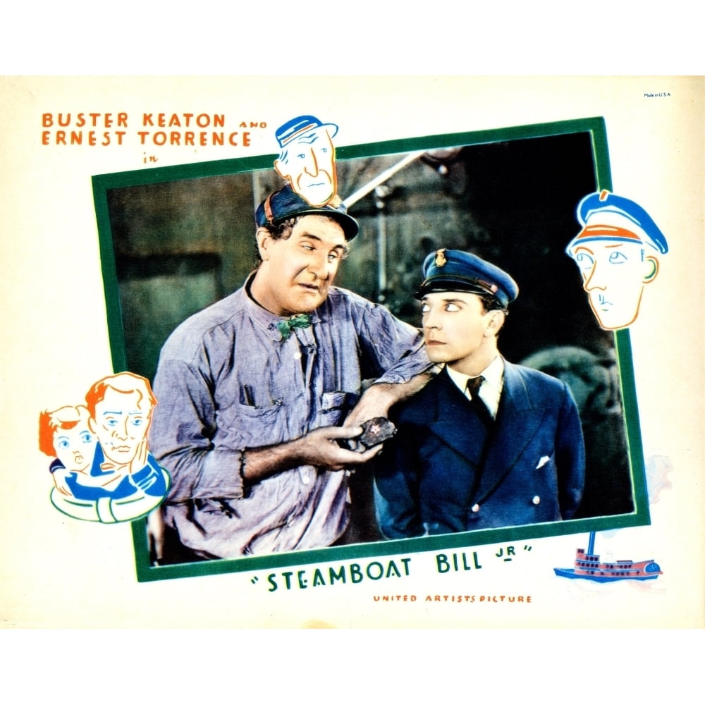 Steamboat Bill Movie Poster Masterprint (14 x 11) - Walmart.com