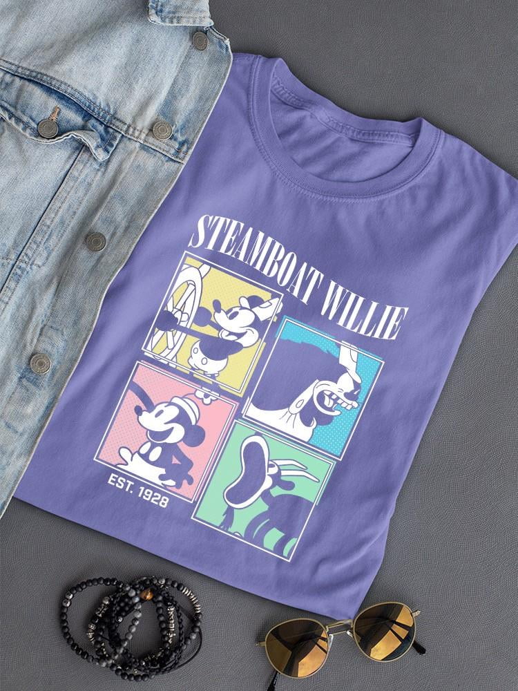 Steamboat Characters 1928 T-shirt Color Women's -SmartPrintsInk Designs ...